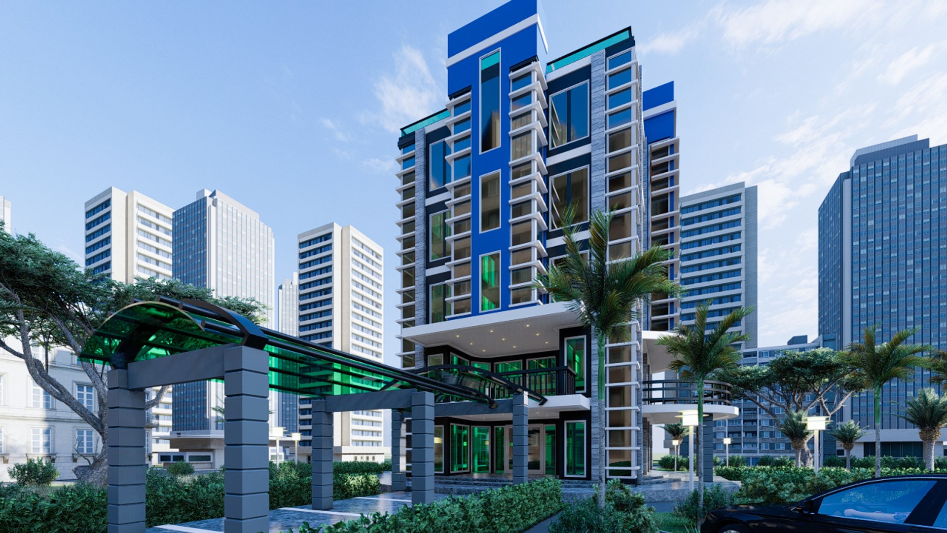 3D hotel type - TurboSquid 1631903