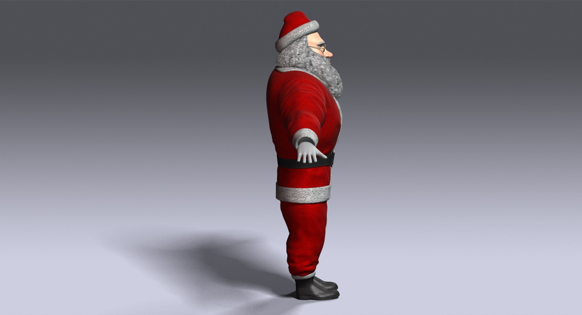 3D cartoon santa claus 2 model - TurboSquid 1346915