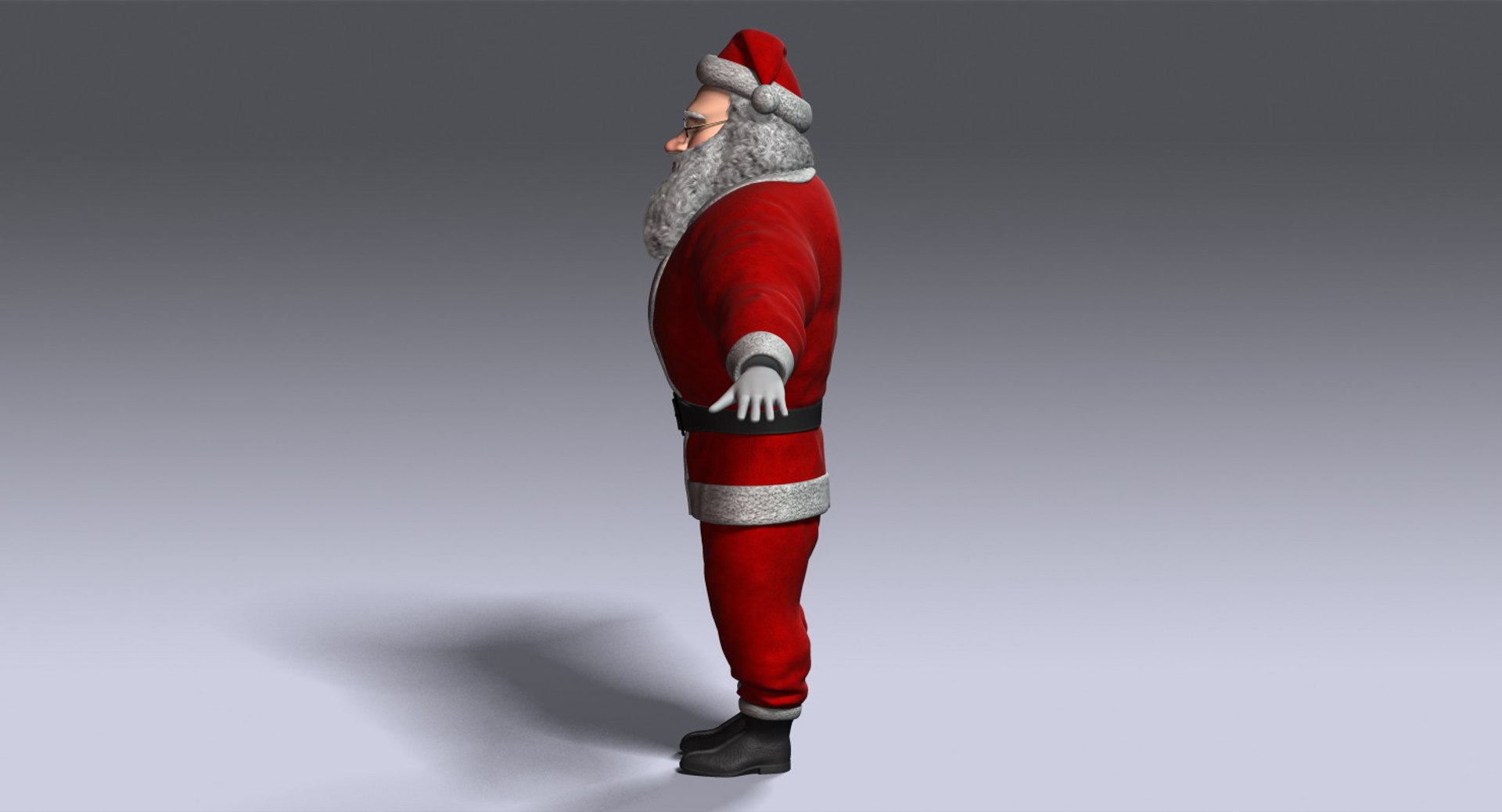 3D cartoon santa claus 2 model - TurboSquid 1346915