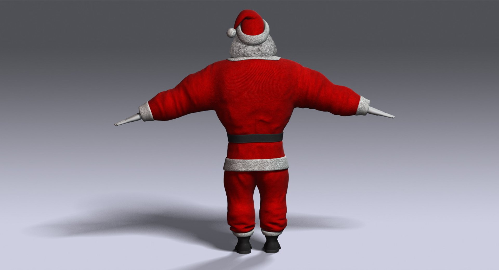 3D cartoon santa claus 2 model - TurboSquid 1346915
