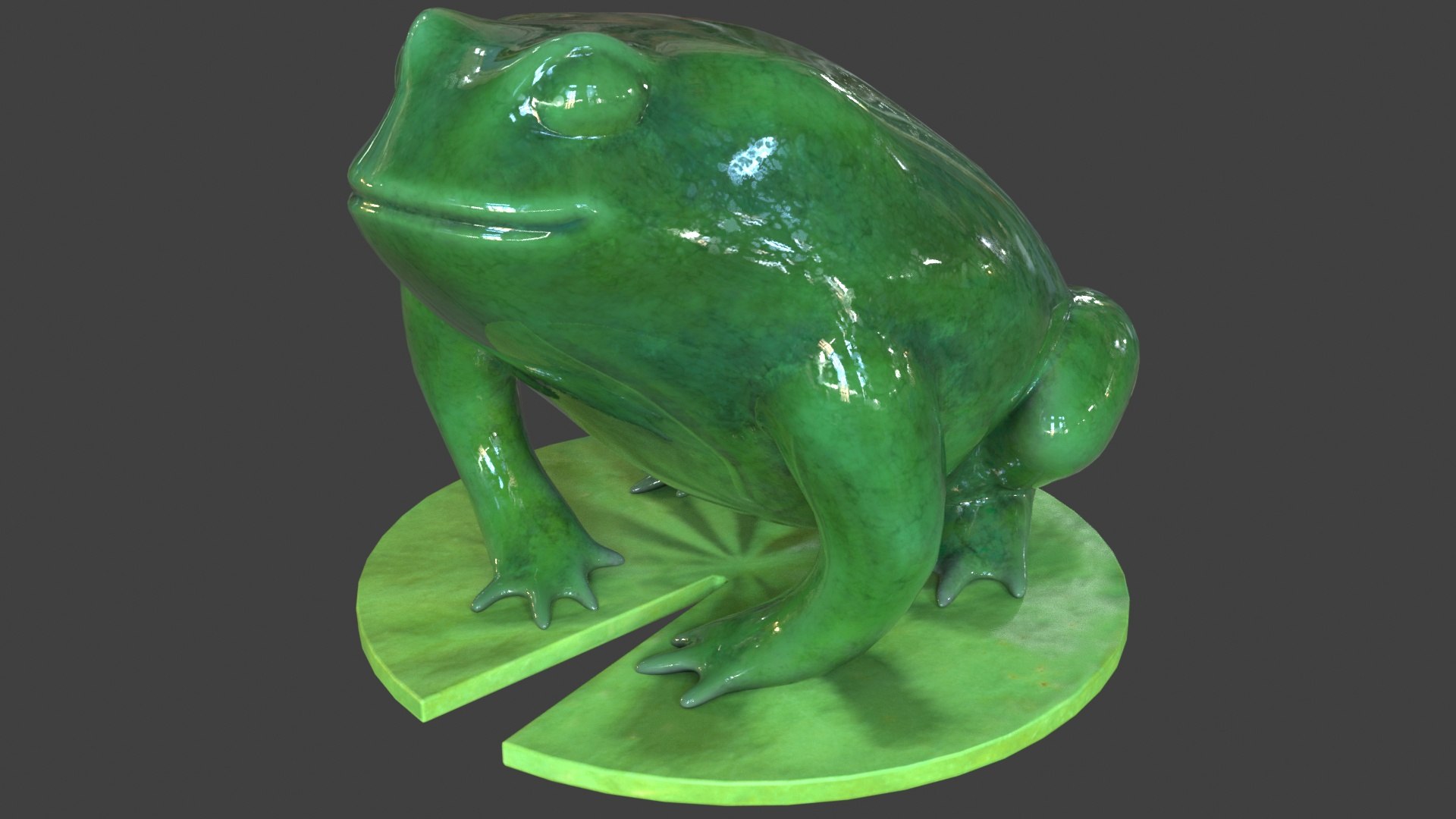 3D Statue Toad - TurboSquid 1700894