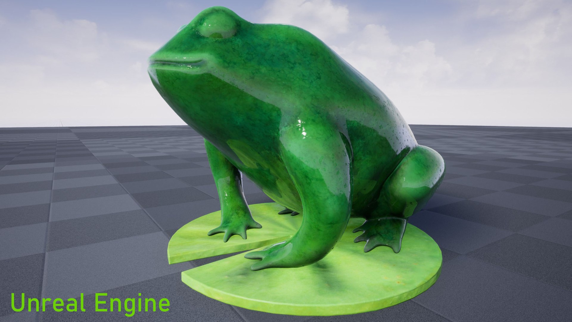 3D Statue Toad - TurboSquid 1700894