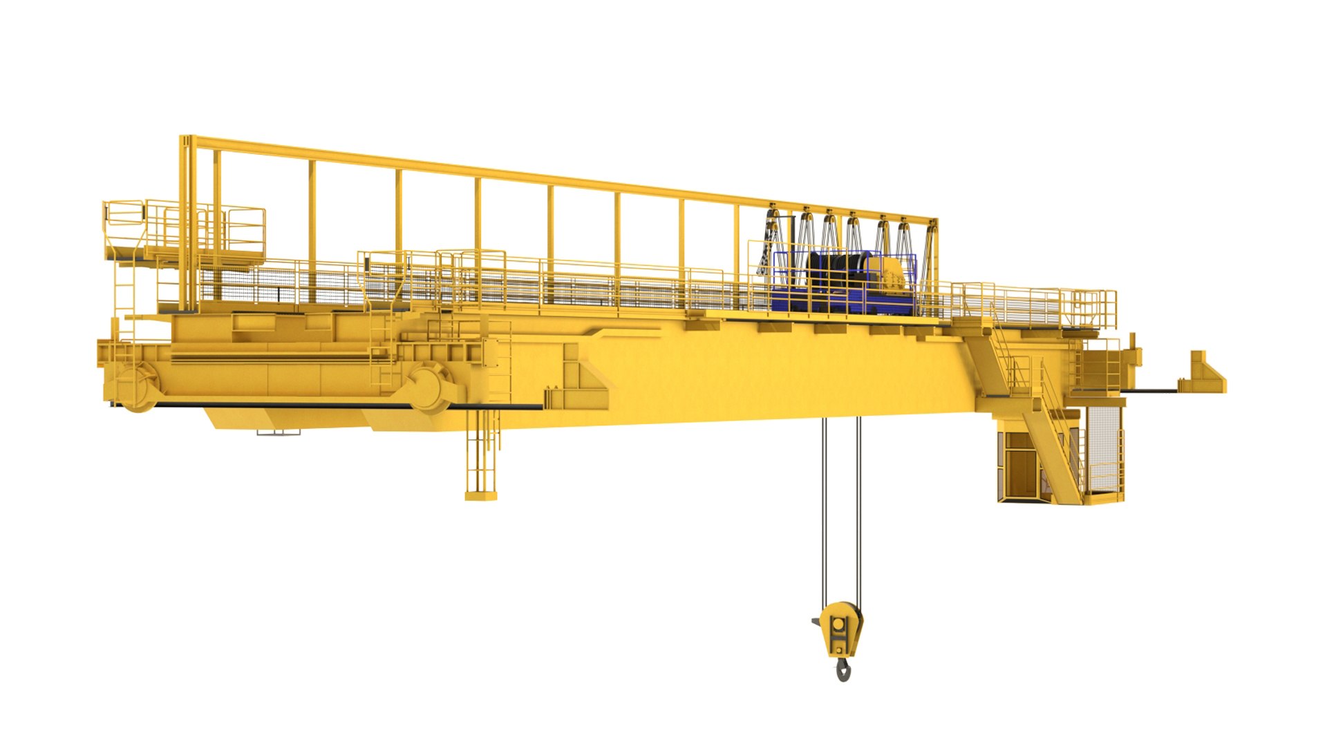 3D Overhead Crane - TurboSquid 2290906