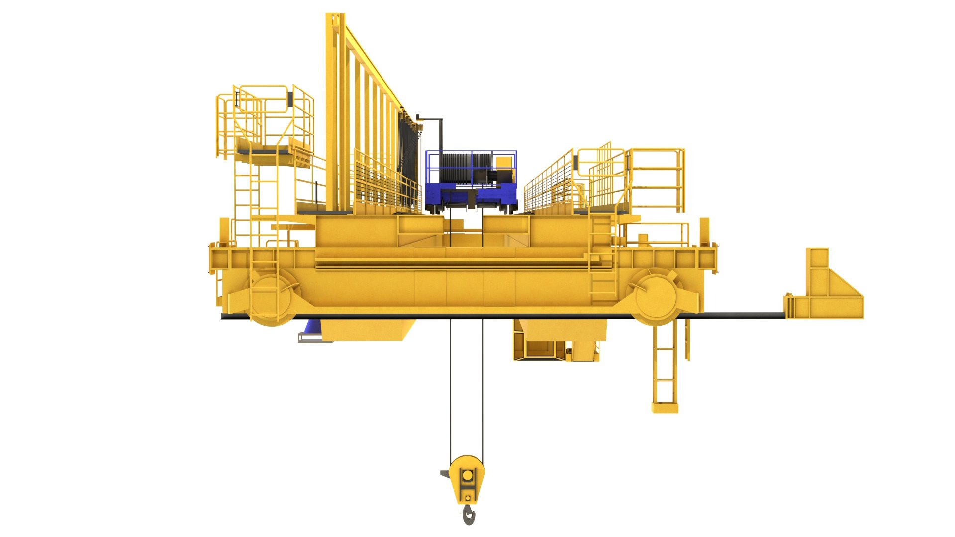 3D Overhead Crane - TurboSquid 2290906