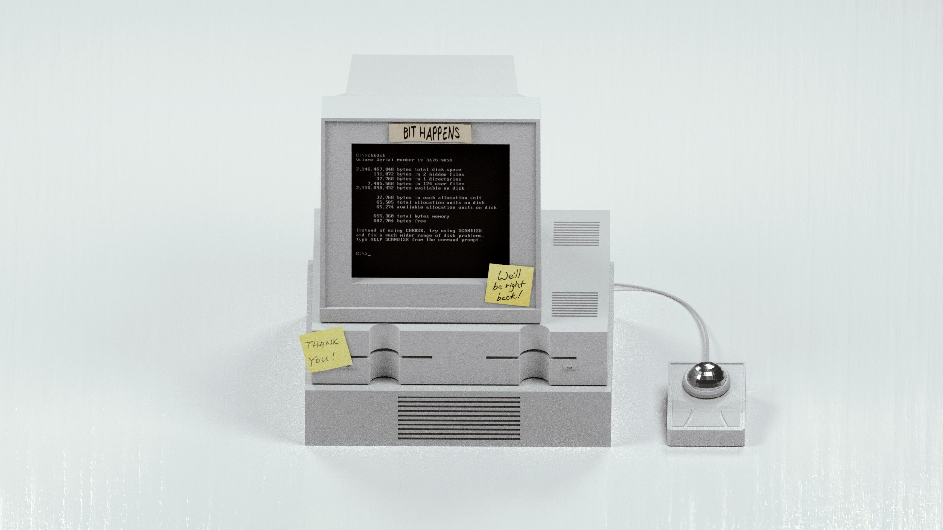 3D Old Pc 4k Pbr Model - TurboSquid 1376675