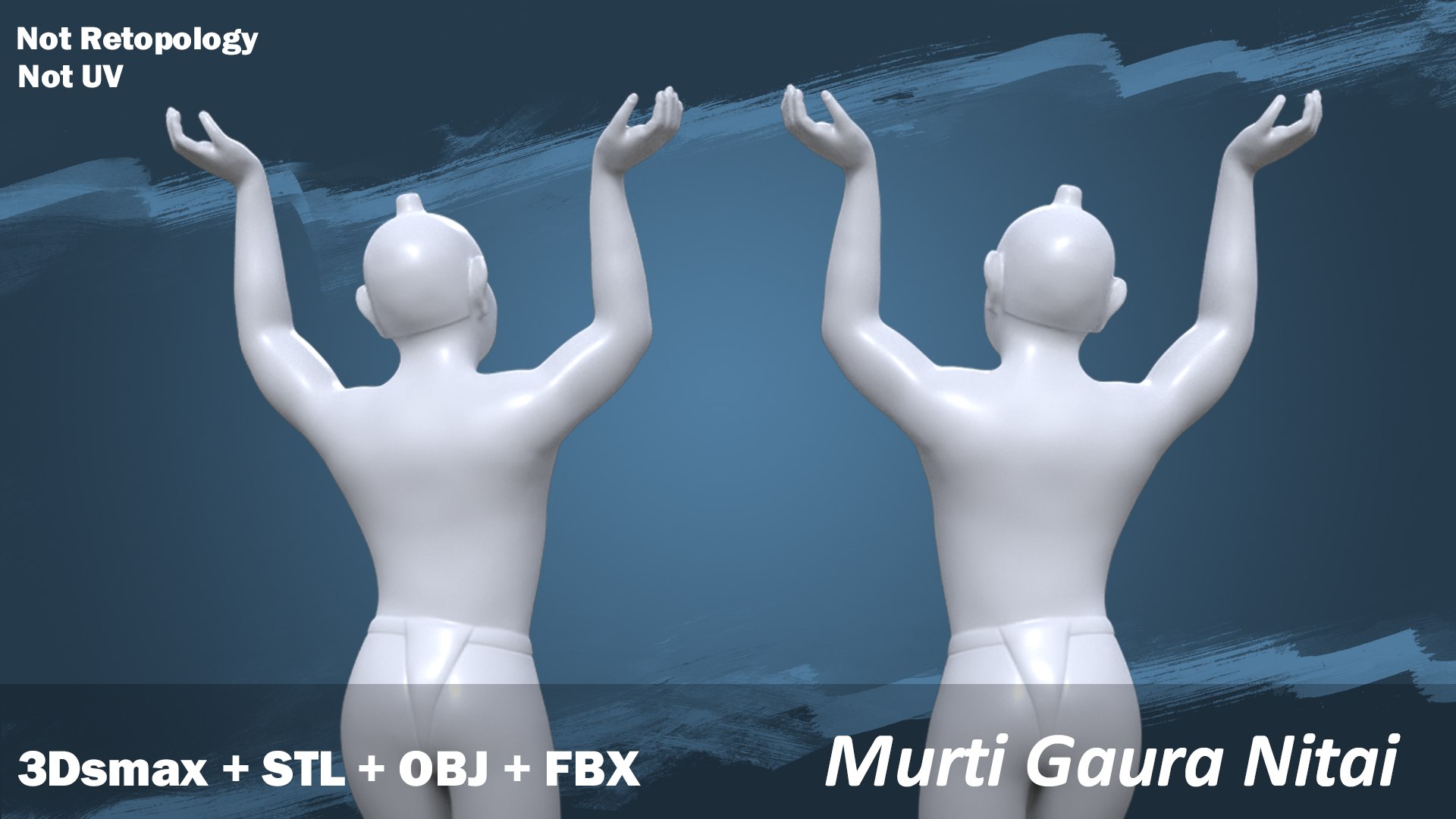 Murti Gaura Nitai 3D Model - TurboSquid 2171165