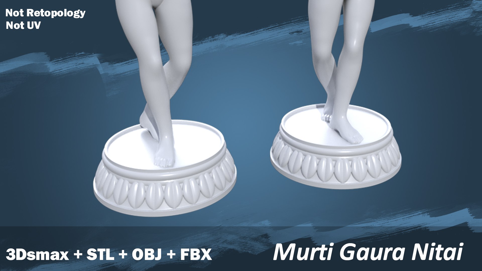 Murti Gaura Nitai 3D Model - TurboSquid 2171165