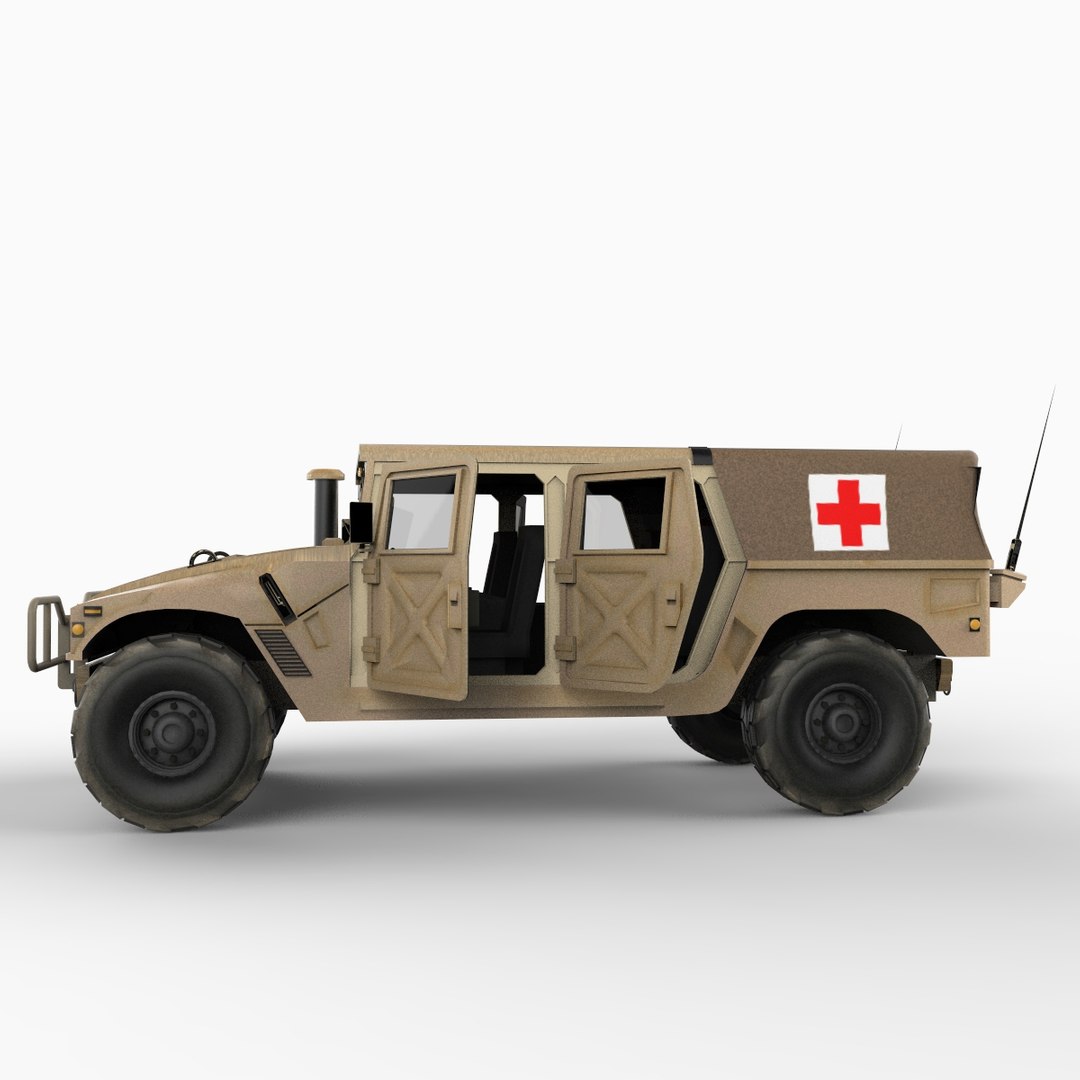 Hmmwv Hummer Medic 3d Model