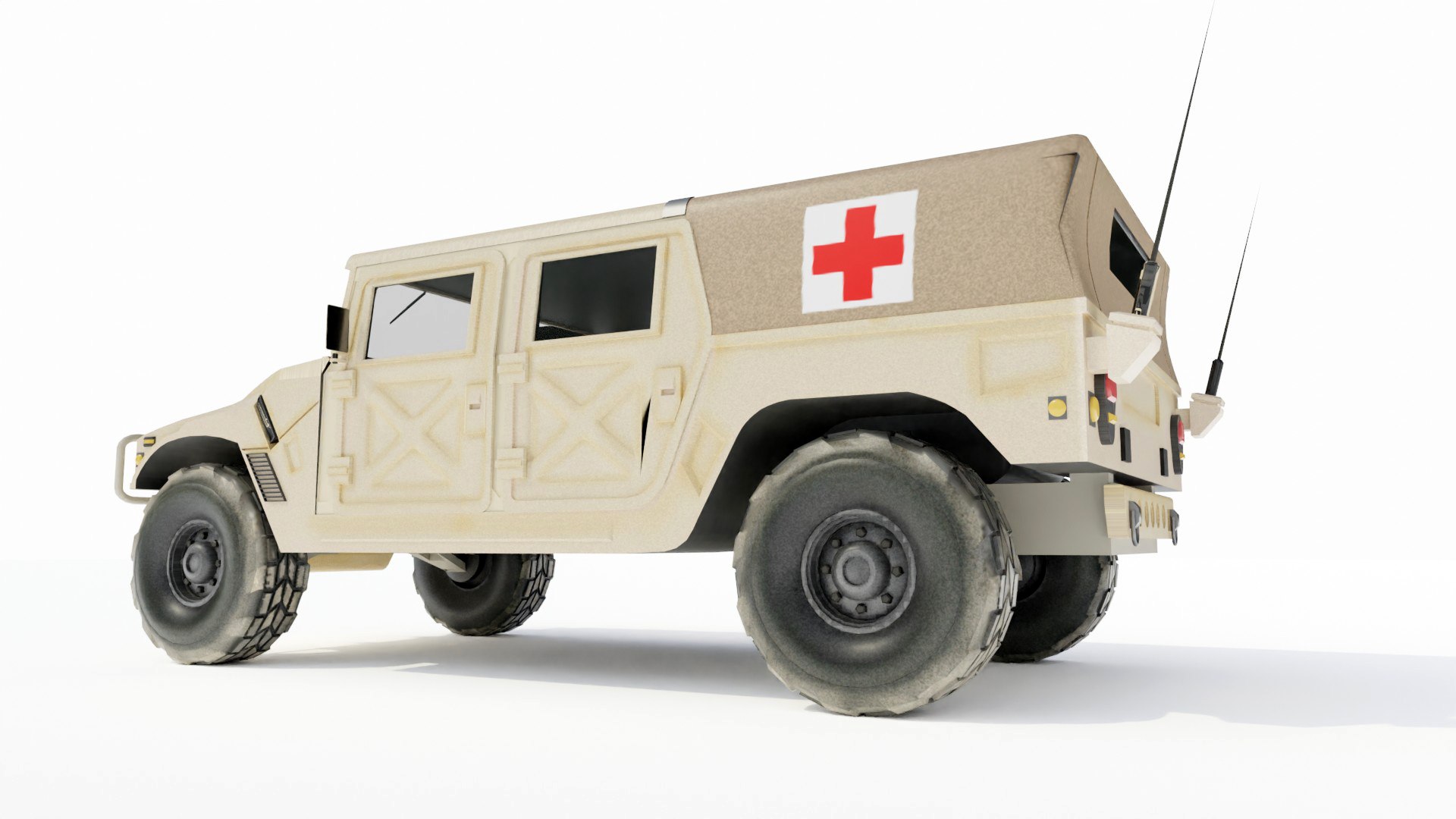 Hmmwv Hummer Medic 3d Model