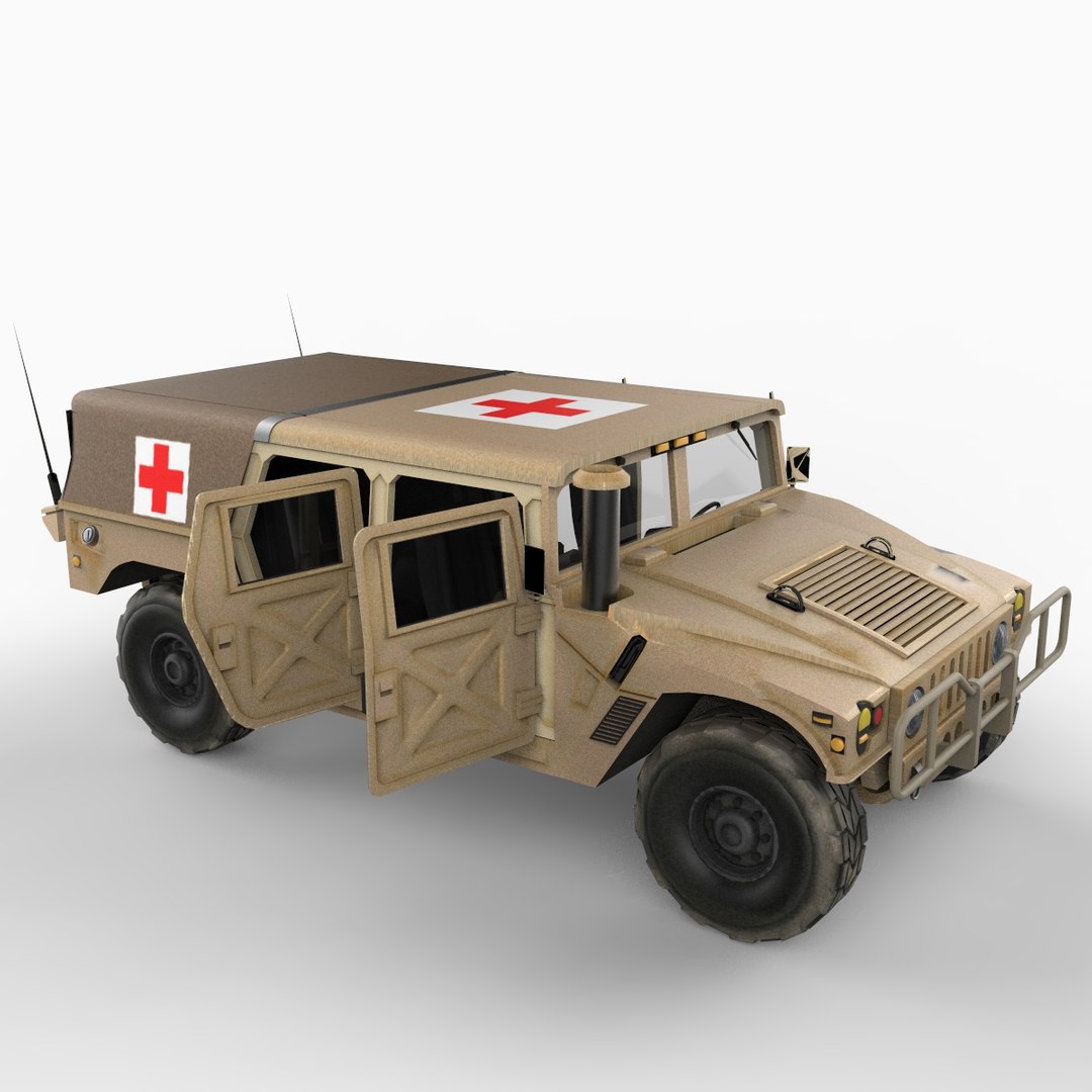 Hmmwv Hummer Medic 3d Model