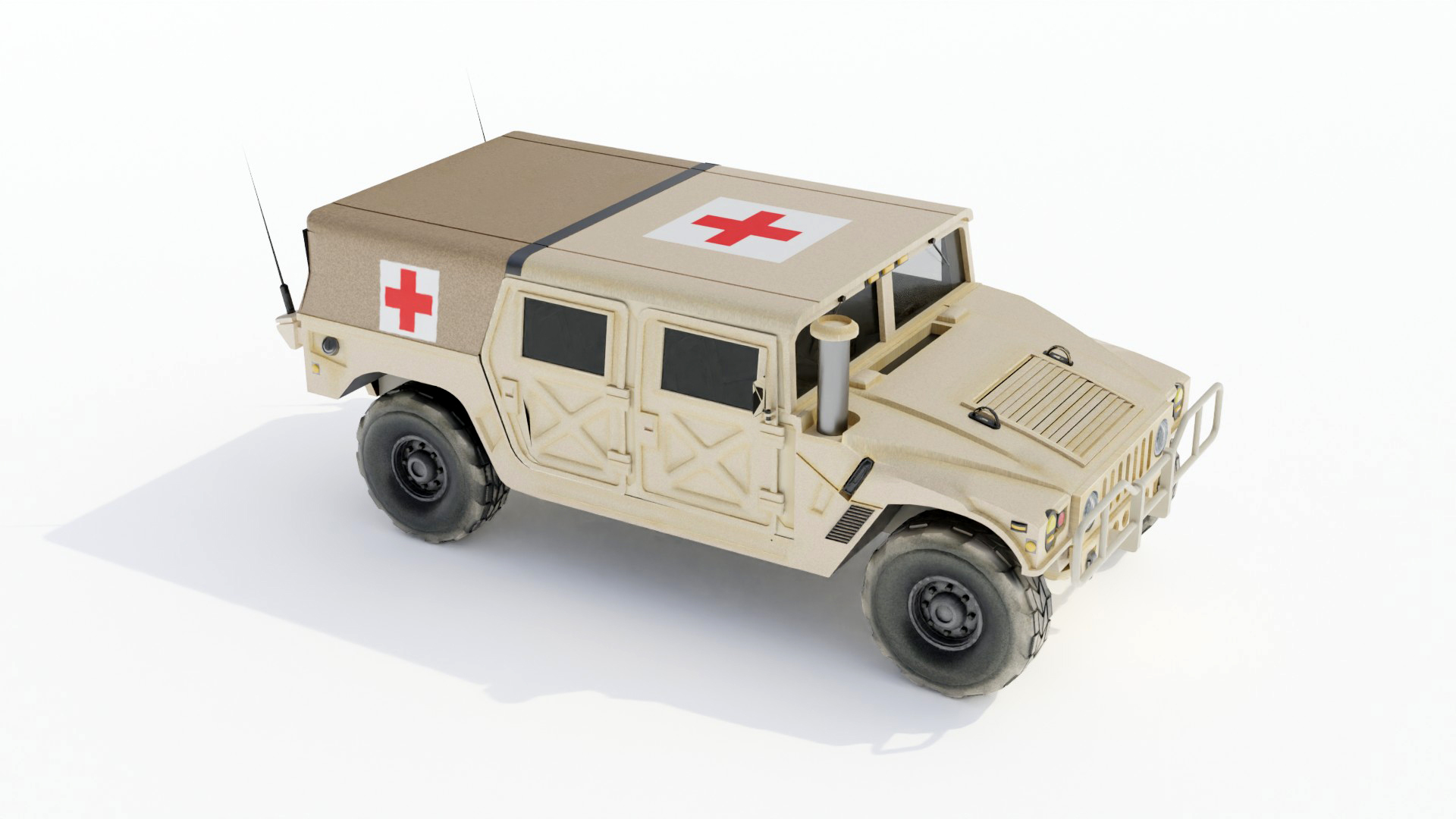 Hmmwv Hummer Medic 3d Model