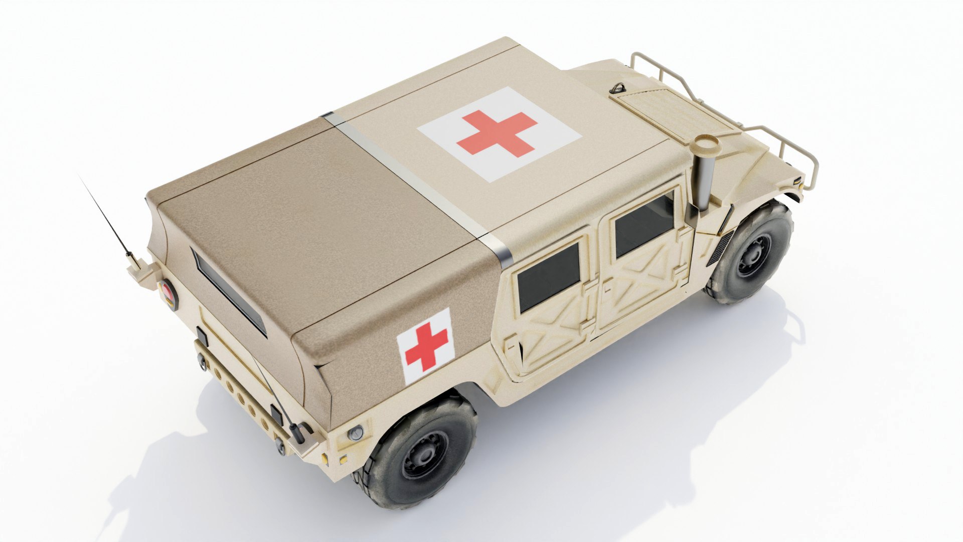 Hmmwv Hummer Medic 3d Model
