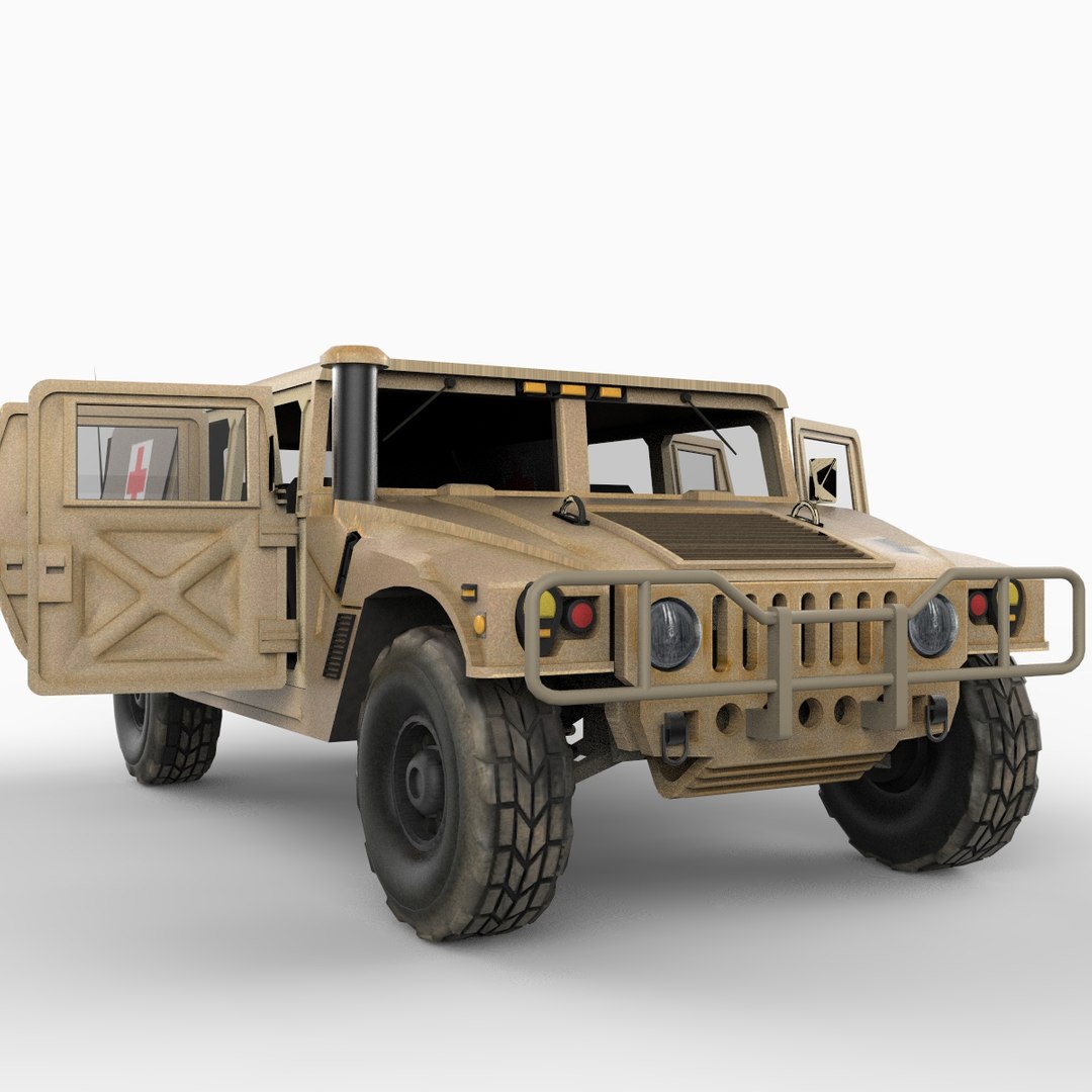 Hmmwv Hummer Medic 3d Model