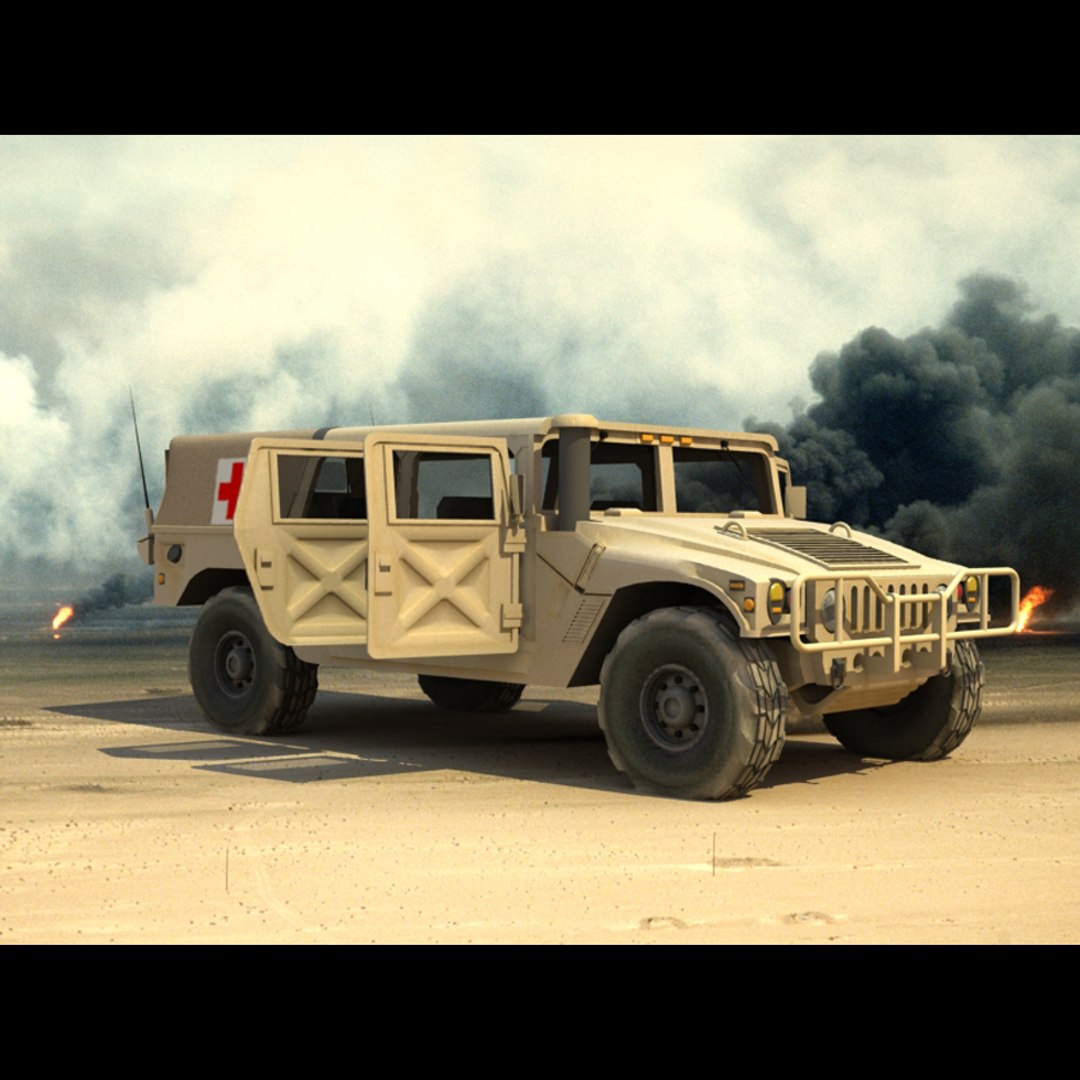Hmmwv Hummer Medic 3d Model
