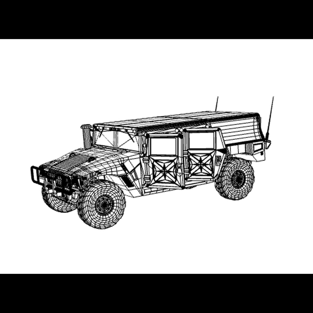 Hmmwv Hummer Medic 3d Model
