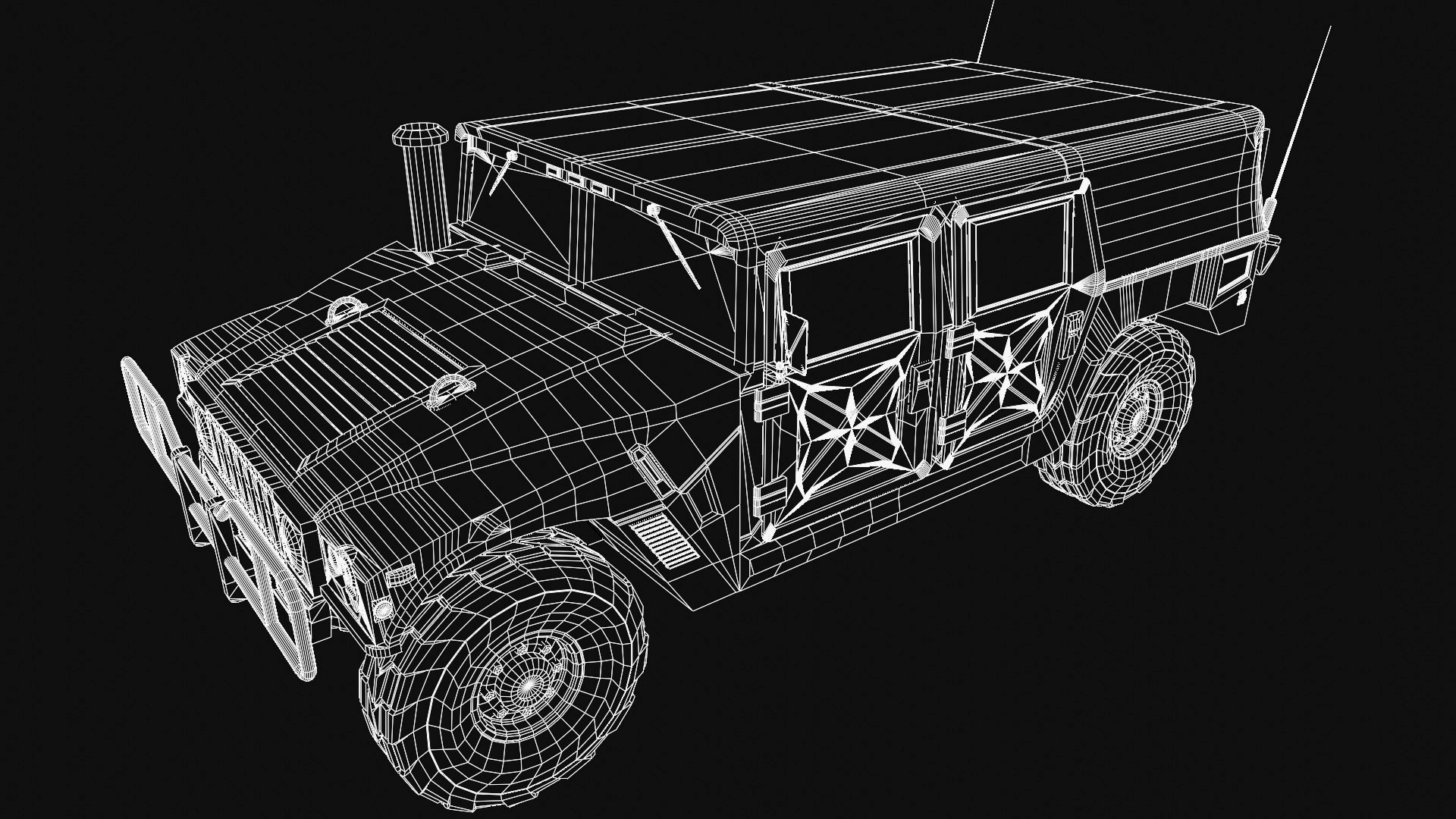 Hmmwv Hummer Medic 3d Model
