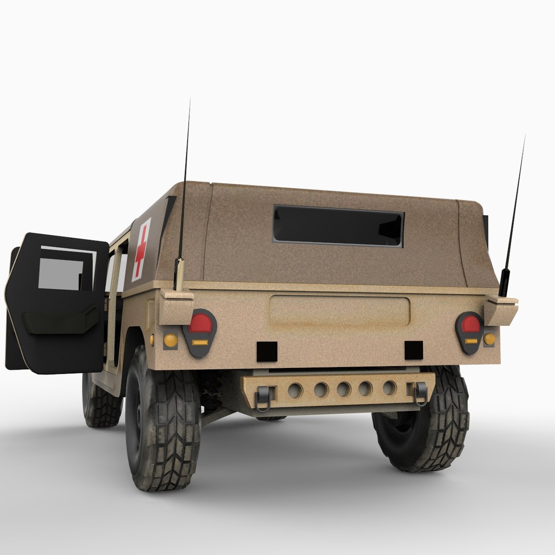 Hmmwv Hummer Medic 3d Model