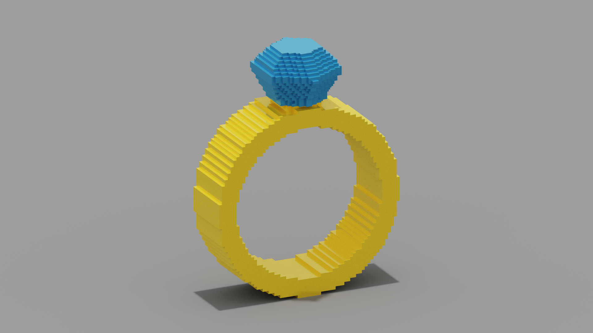 Voxel Ring 3D - TurboSquid 1949825