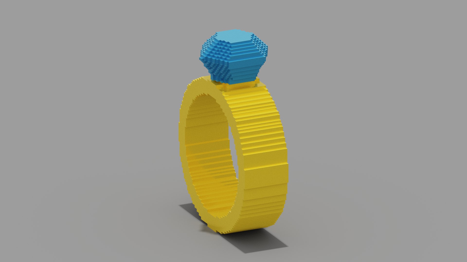 Voxel Ring 3D - TurboSquid 1949825