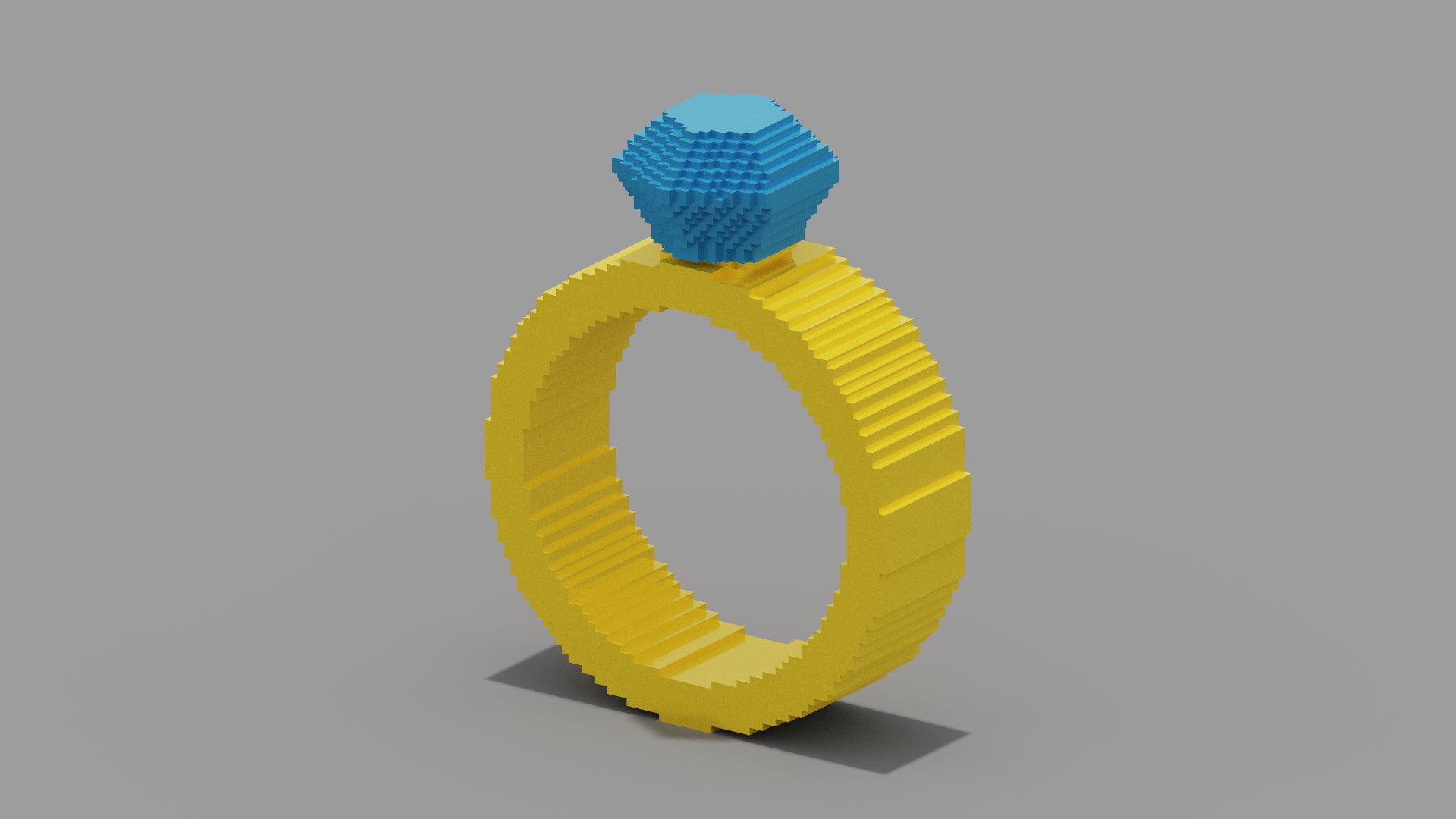 Voxel Ring 3D - TurboSquid 1949825