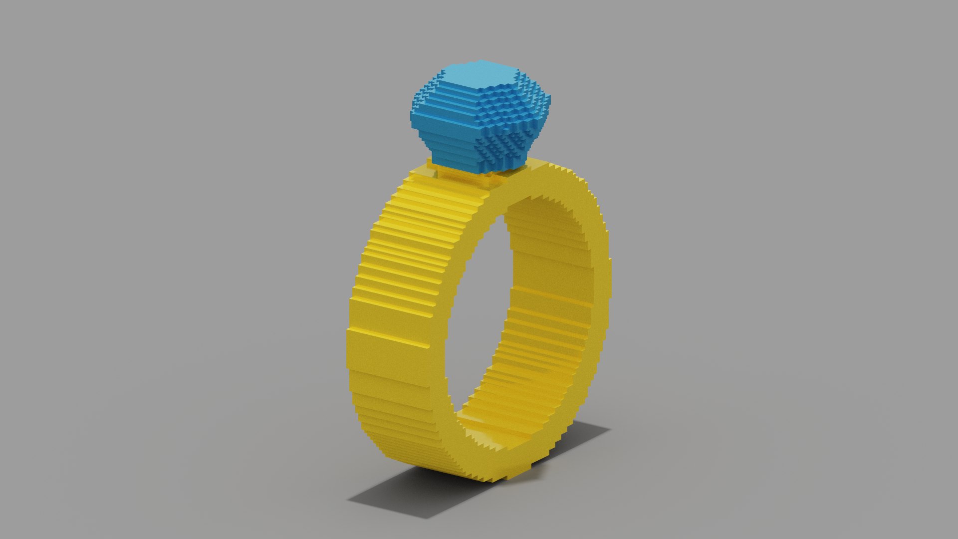 Voxel Ring 3D - TurboSquid 1949825