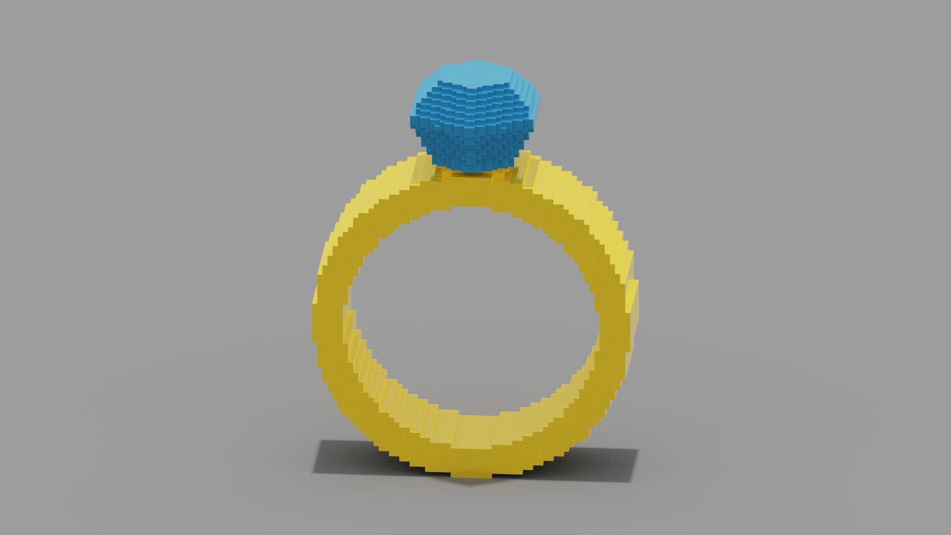 Voxel Ring 3D - TurboSquid 1949825