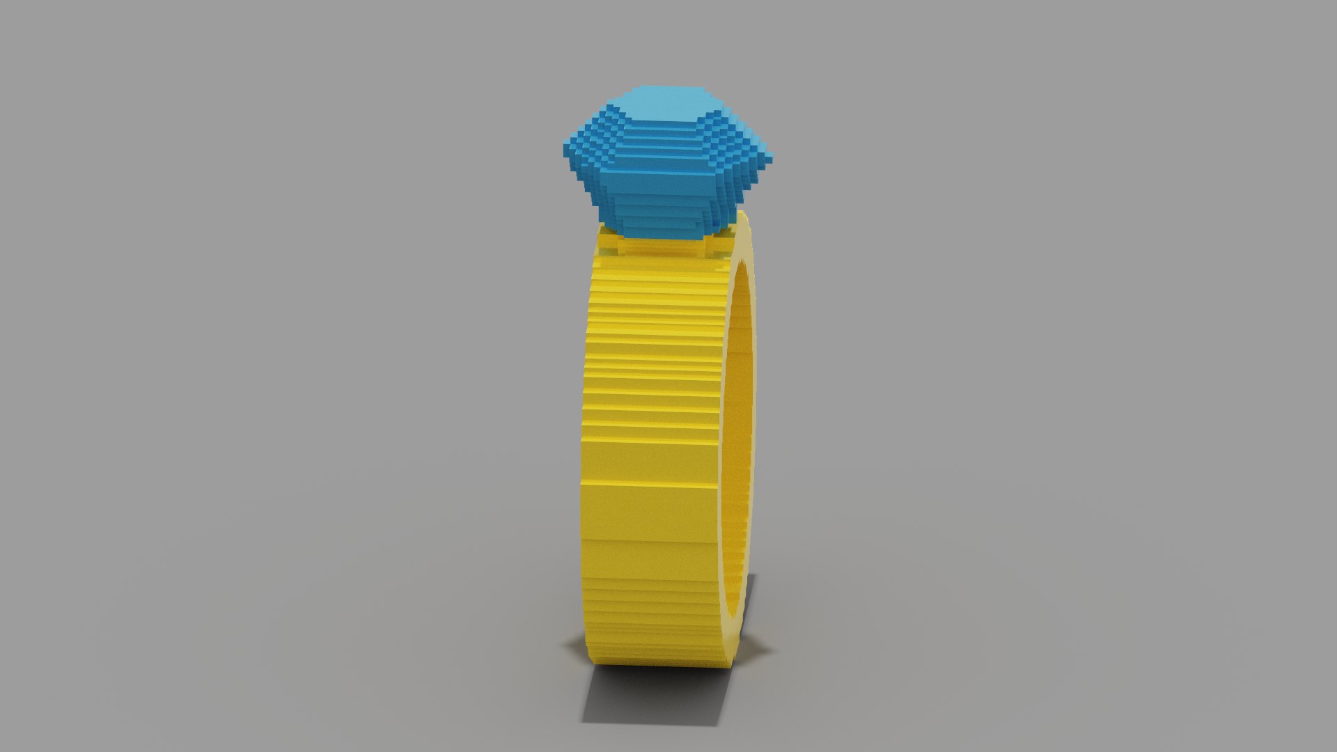 Voxel Ring 3D - TurboSquid 1949825