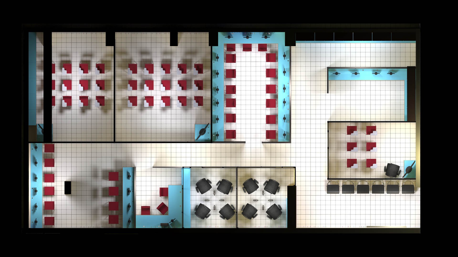 CAD Computer Coaching Institute Complete Floor Interior 3D - TurboSquid ...