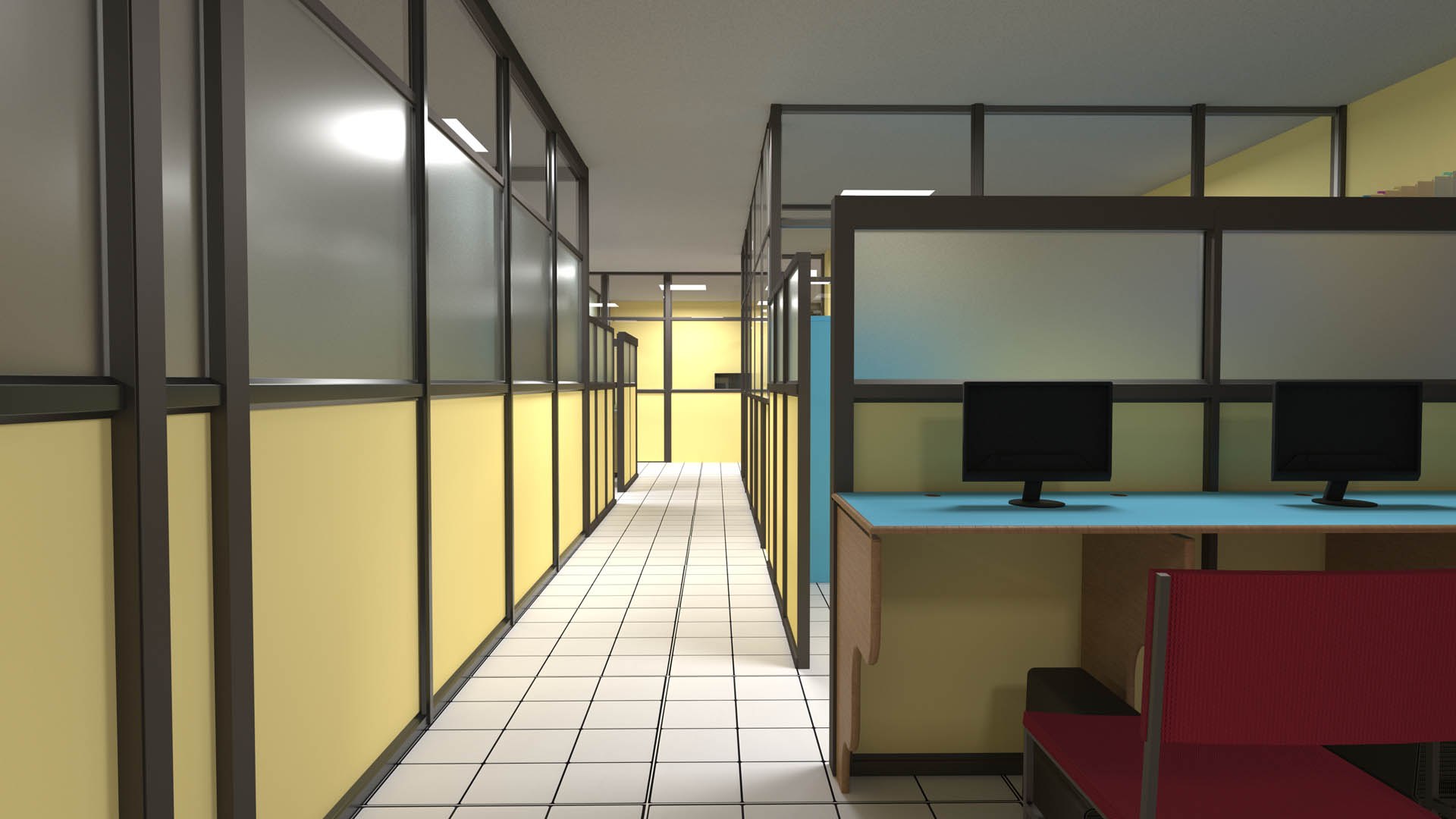 CAD Computer Coaching Institute Complete Floor Interior 3D - TurboSquid ...