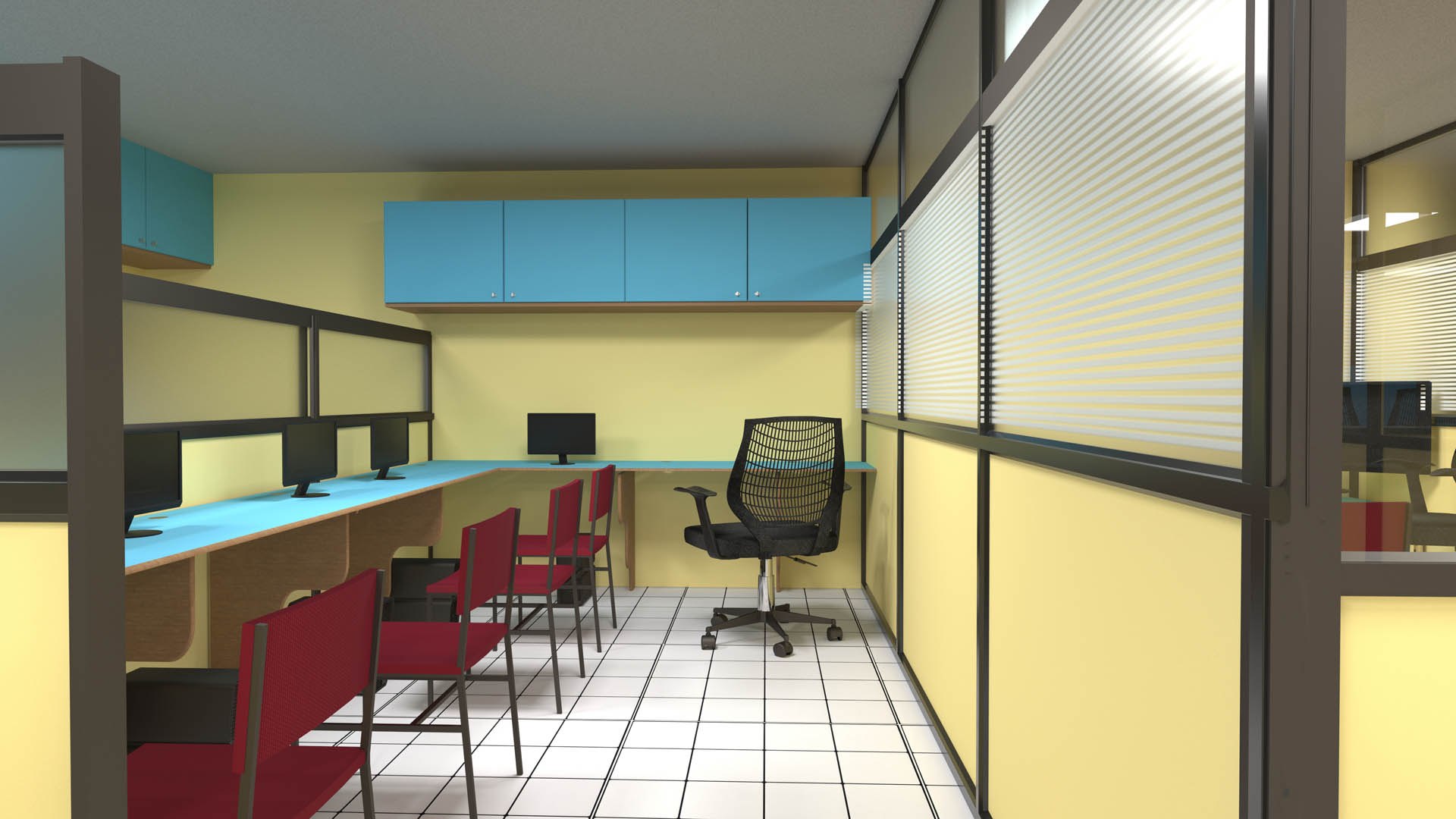 CAD Computer Coaching Institute Complete Floor Interior 3D - TurboSquid ...