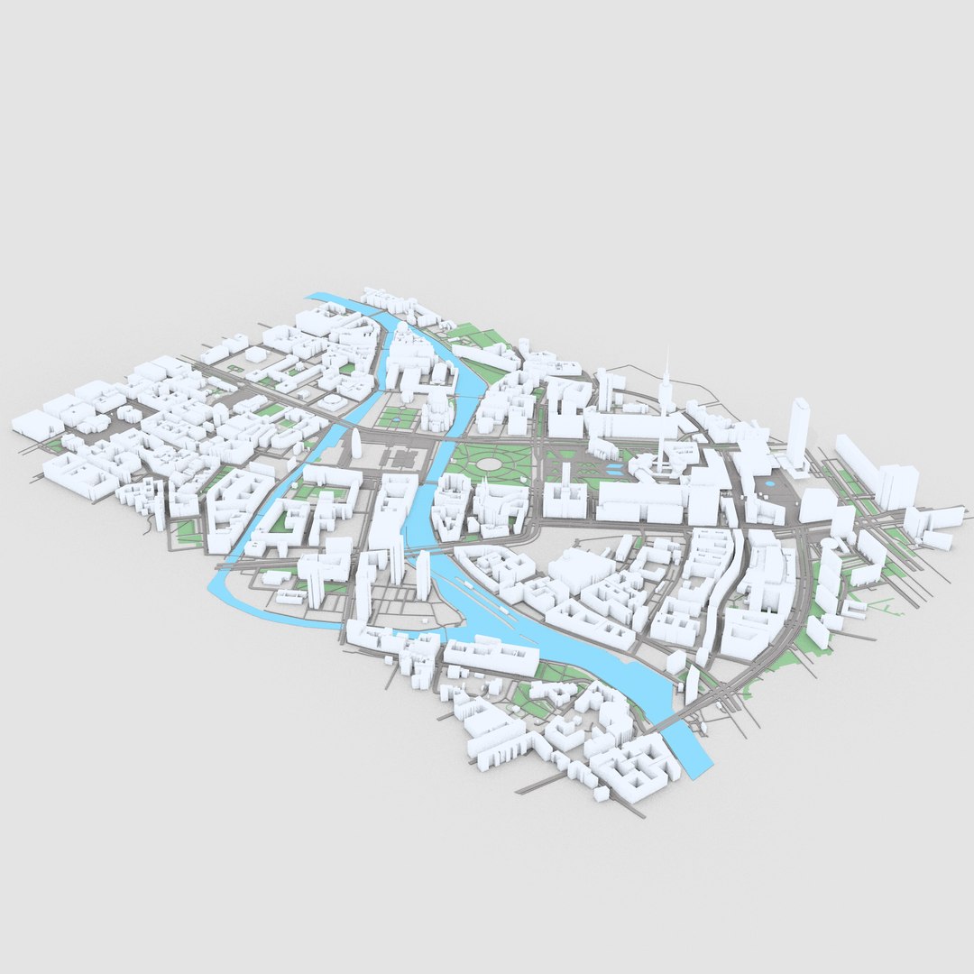 Berlin City Germany Model - TurboSquid 2286372