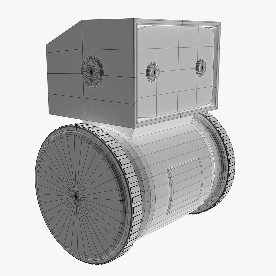 Wheeled Robot 3D Model - TurboSquid 1458144