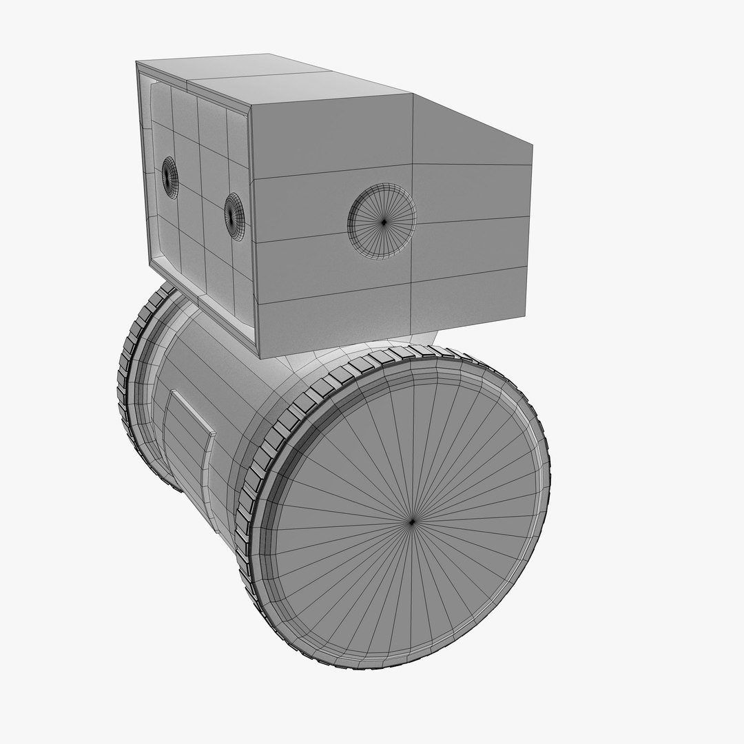 Wheeled Robot 3D Model - TurboSquid 1458144