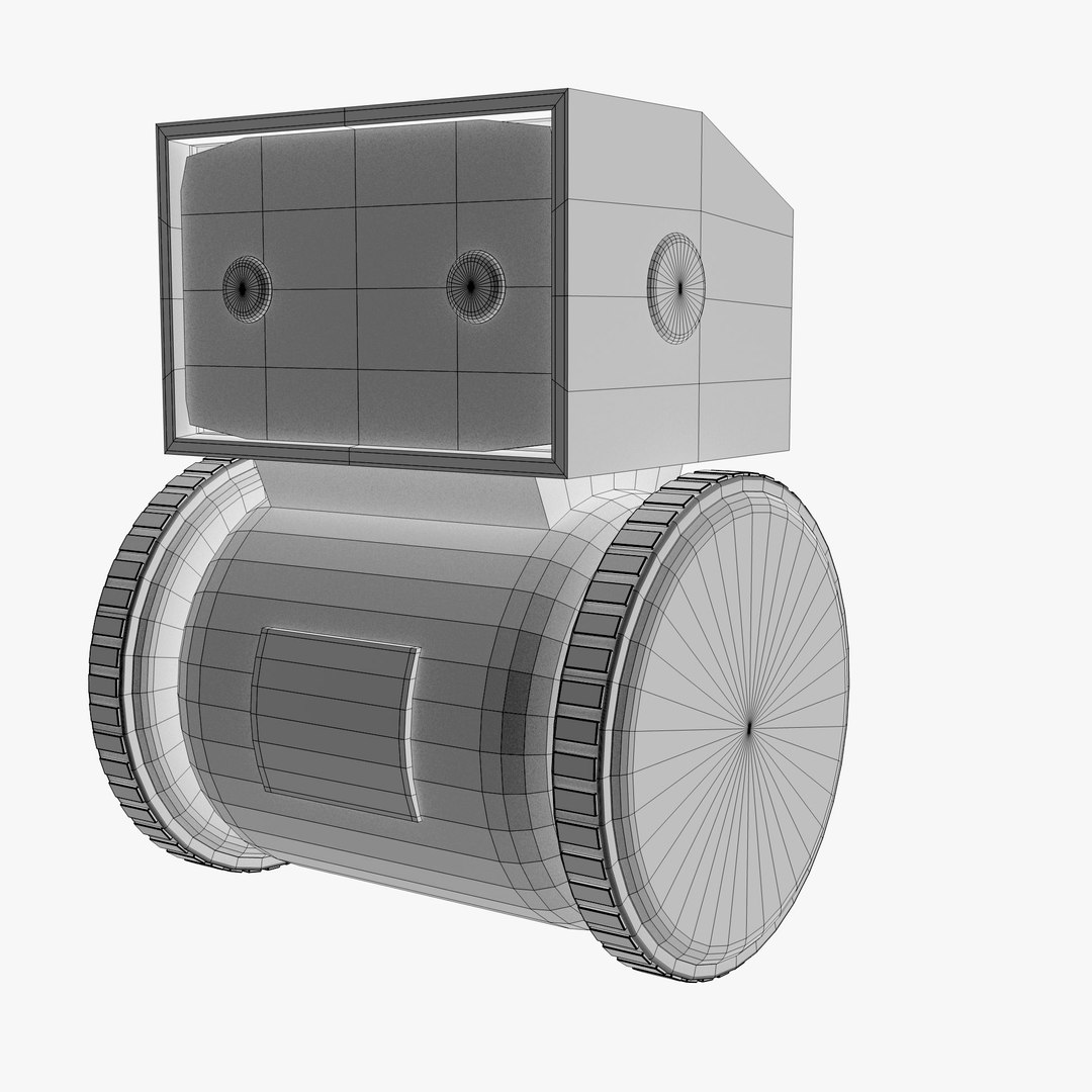Wheeled Robot 3D Model - TurboSquid 1458144