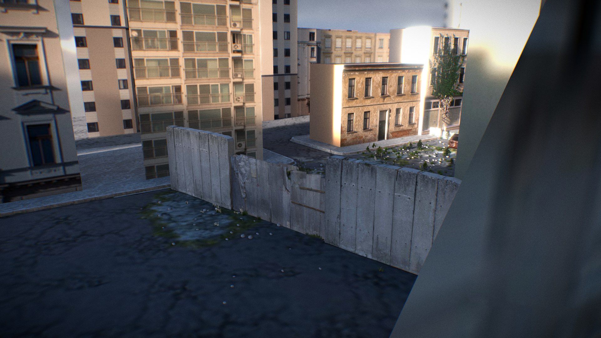 Postwar City - Exterior Scene 3D Model - TurboSquid 2082322