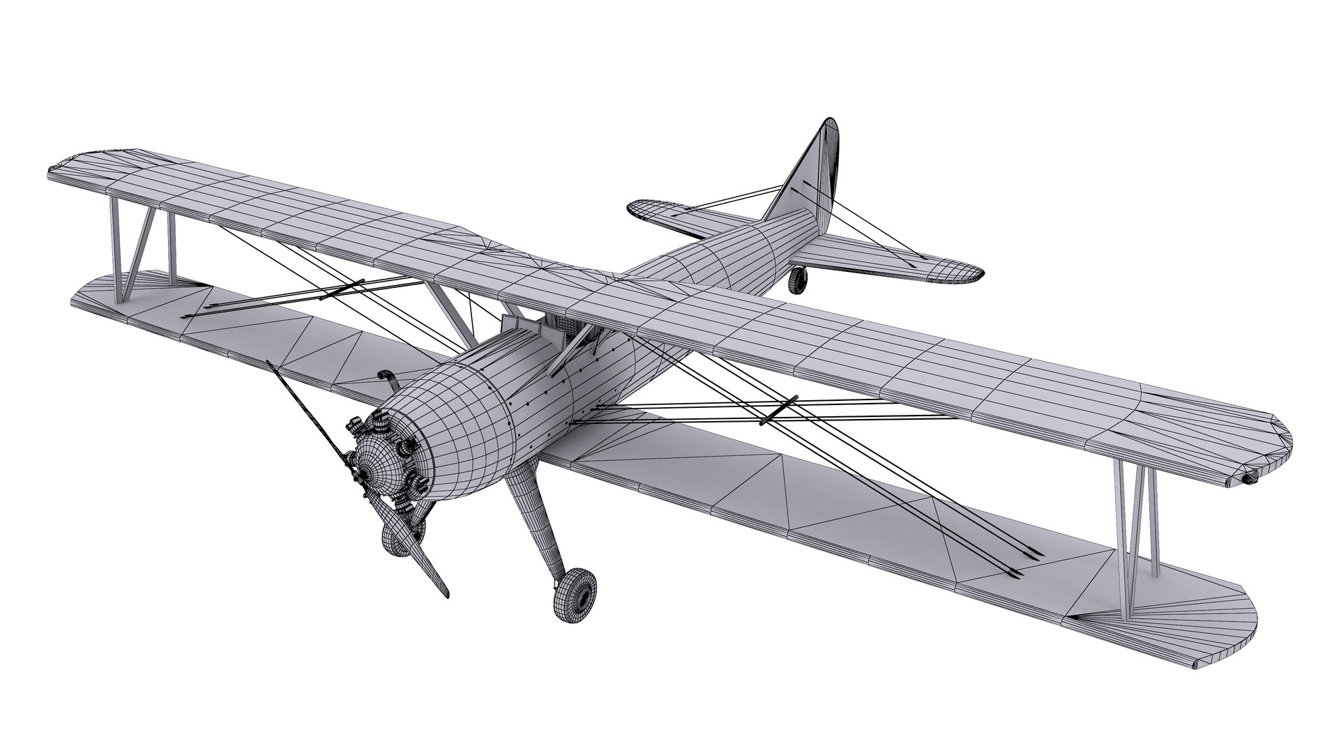 Biplane 3D - TurboSquid 1908913