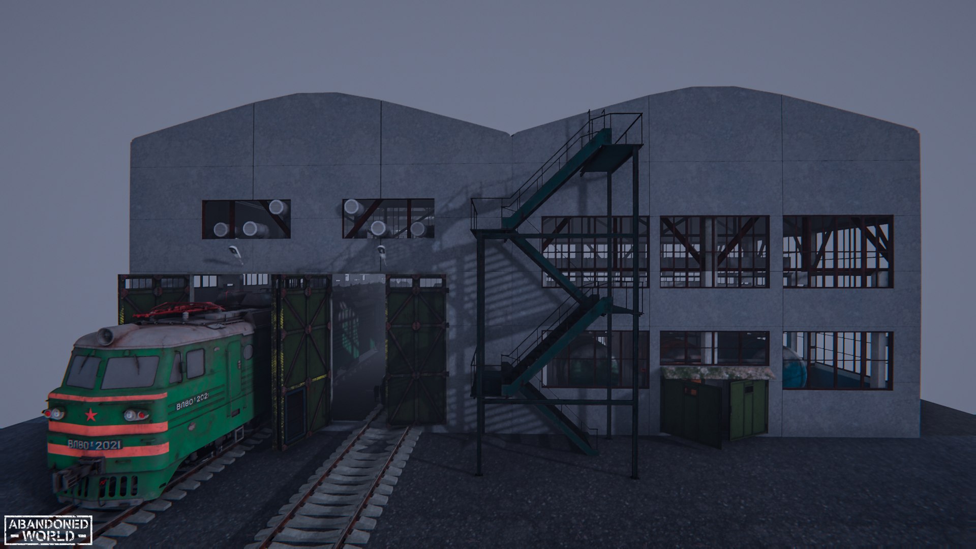 3D Modular Abandoned Depot For Unity - TurboSquid 1862587