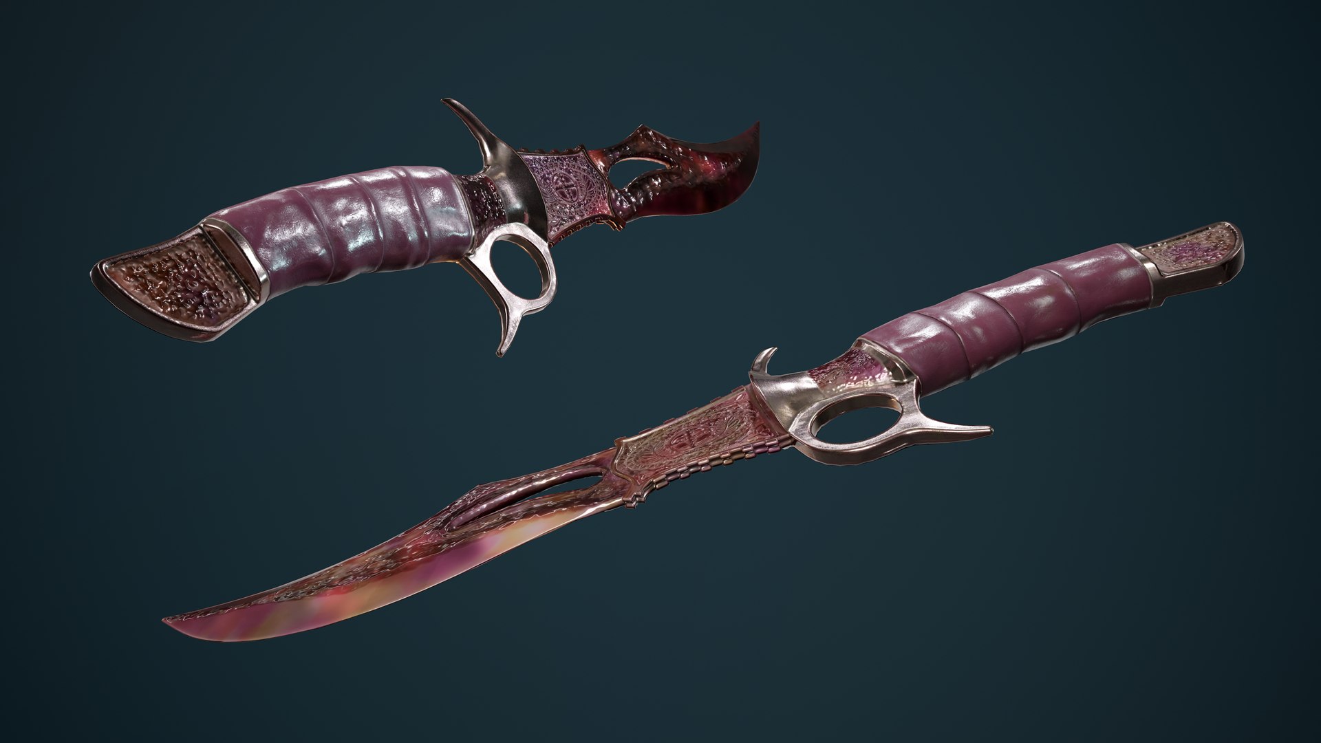 3D stylized dagger gem - TurboSquid 1677453