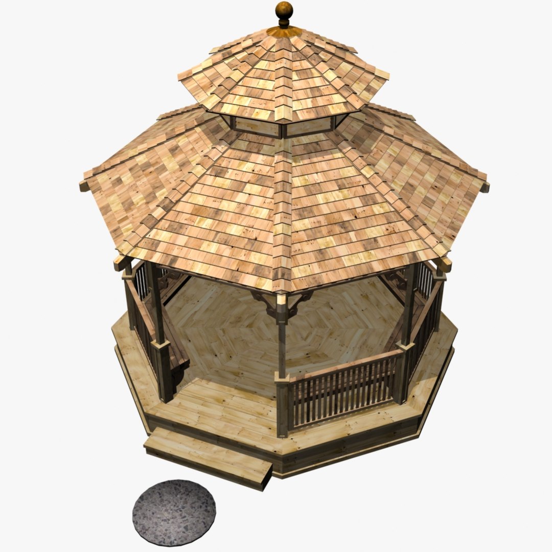 3d Garden House Gazebo