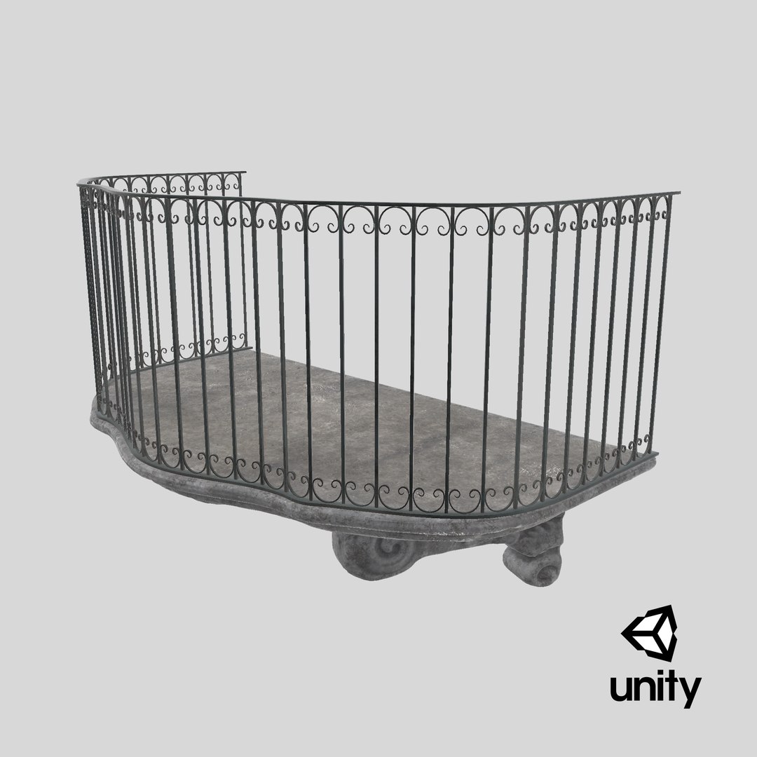 Old Balcony 3D - TurboSquid 1772580