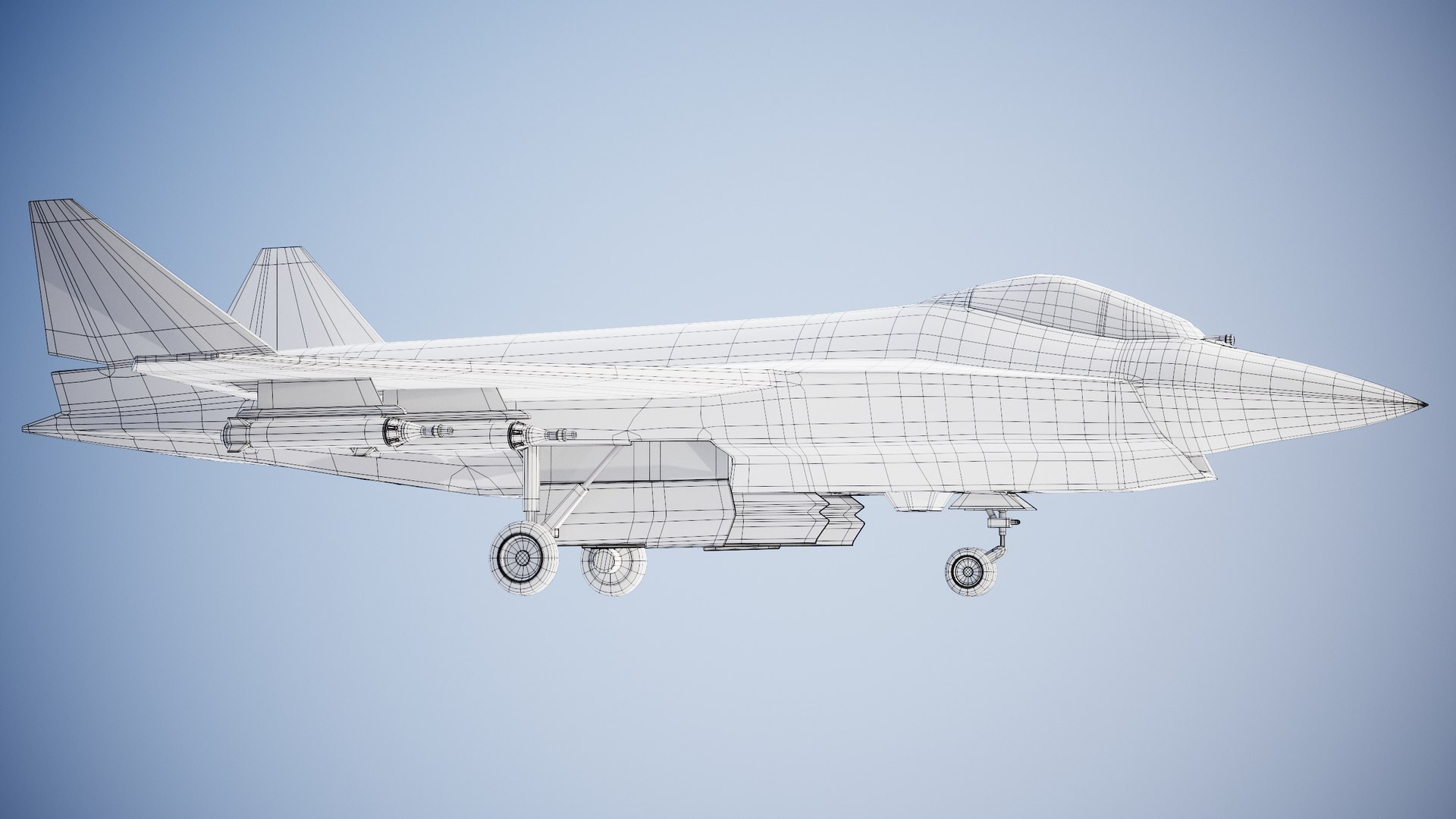 3D Sukhoi Su-75 Checkmate Model - TurboSquid 1849162
