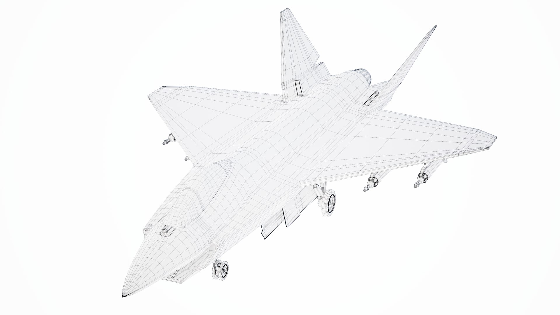 3D Sukhoi Su-75 Checkmate Model - TurboSquid 1849162