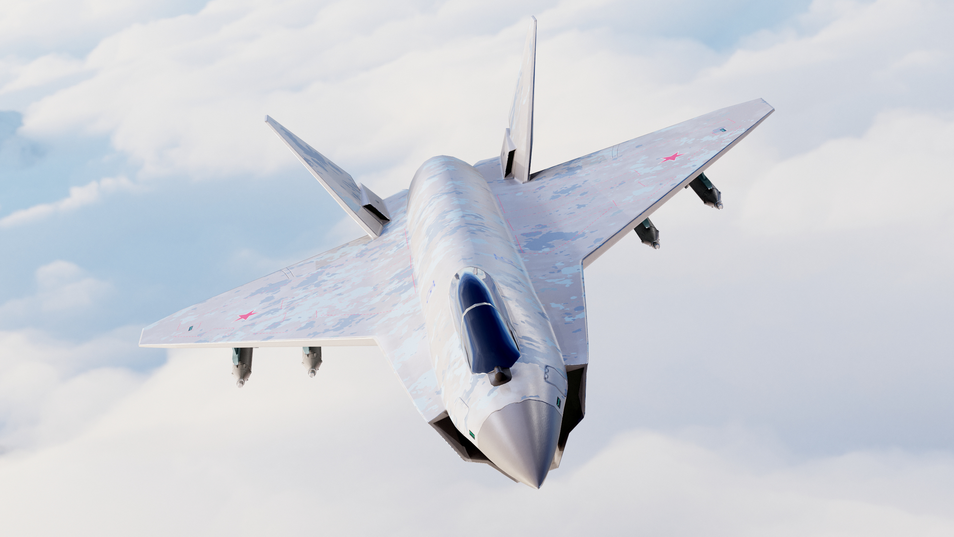 modèle 3D de Sukhoi Su-75 Échec et mat - TurboSquid 1849162