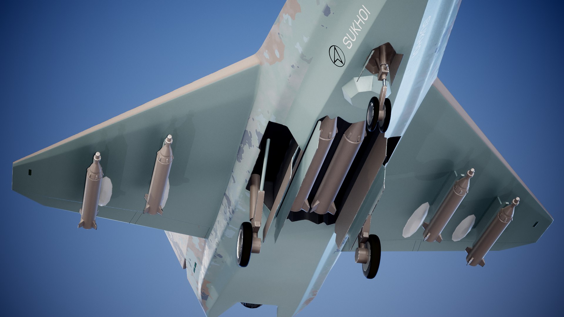 3D Sukhoi Su-75 Checkmate Model - TurboSquid 1849162