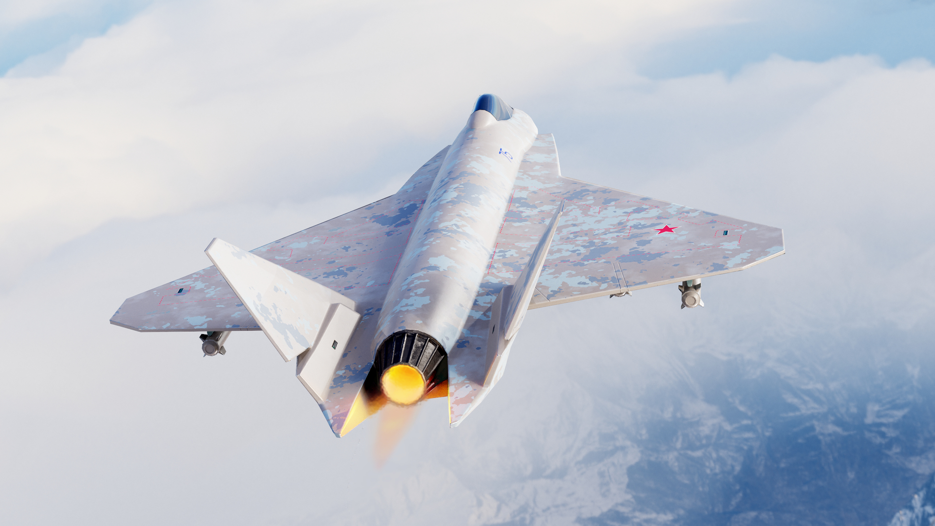 Modello 3D Sukhoi Su-75 scacco matto - TurboSquid 1849162