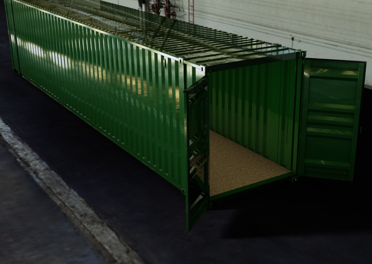 - 45ft Iso Shipping Container Dwg