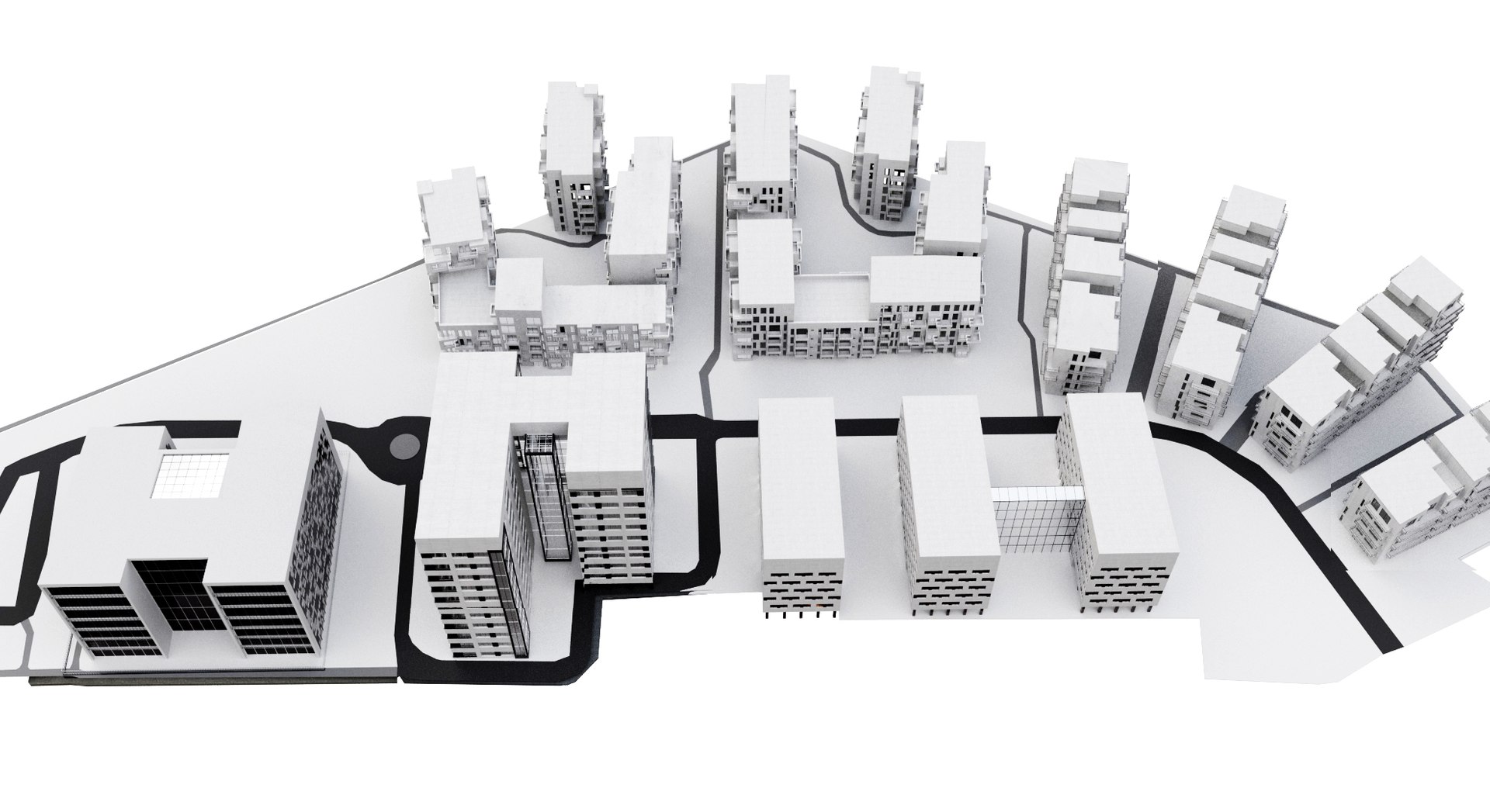 3D Zone Of Denmark - Copenhagen - TurboSquid 2261614