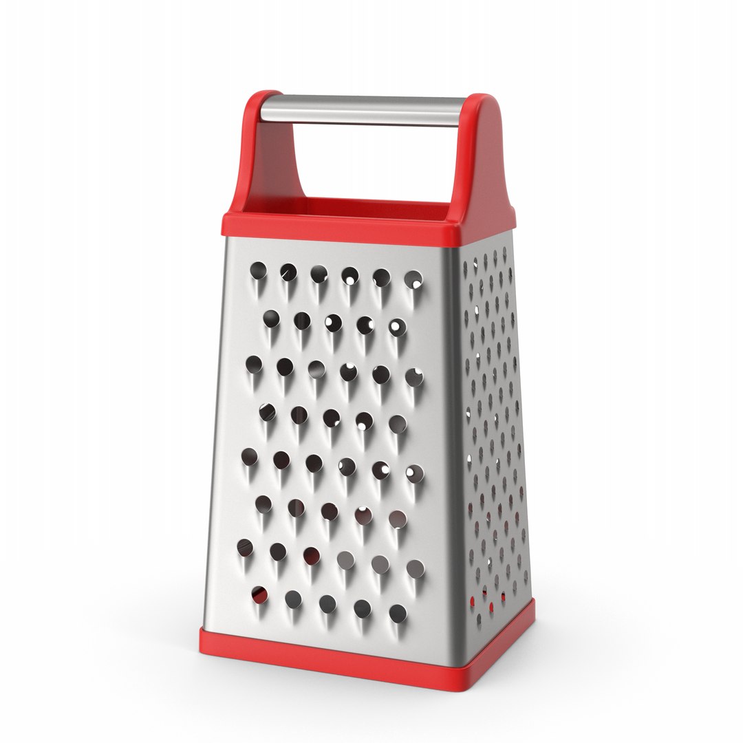 3D Red Grater Model - TurboSquid 2069544
