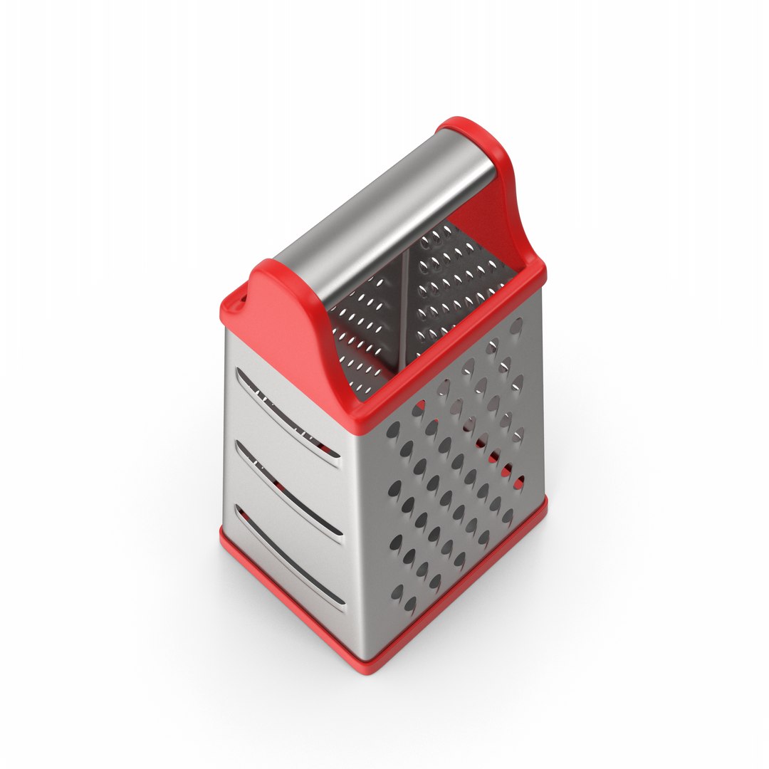 3D Red Grater Model - TurboSquid 2069544