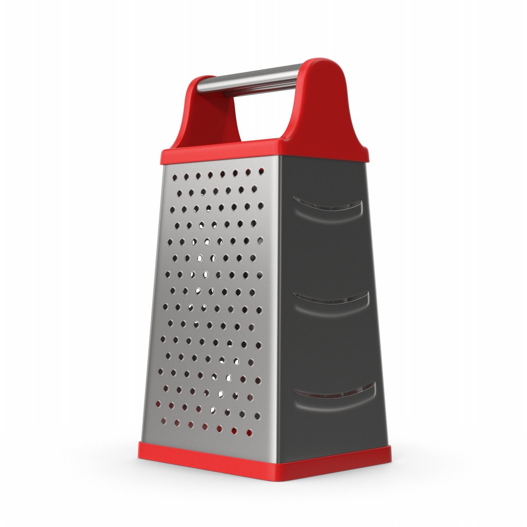 3D Red Grater Model - TurboSquid 2069544